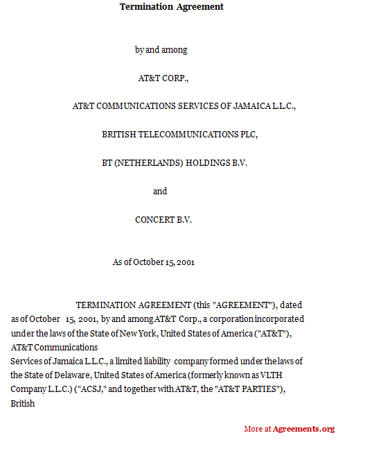 Termination Of Employment Contract By Mutual Agreement Sample HQ Termination Of Employment Contract By Mutual Agreement Sample HQ